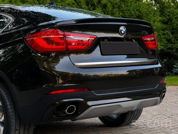Brown BMW X6 2016 in Cesis, with an engine capacity of 3.00 L and mileage of 217 thousand km for 19950 €, photo 6 on AUTOMOTO.COM.LV