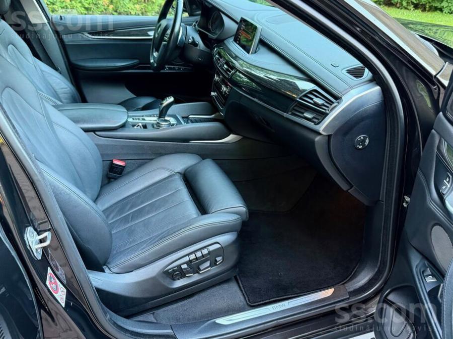 Brown BMW X6 2016 in Cesis, with an engine capacity of 3.00 L and mileage of 217 thousand km for 19950 €, photo 12 on AUTOMOTO.COM.LV
