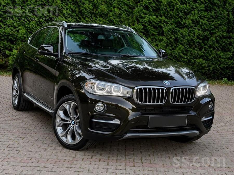 Brown BMW X6 2016 in Cesis, with an engine capacity of 3.00 L and mileage of 217 thousand km for 19950 €, photo 17 on AUTOMOTO.COM.LV