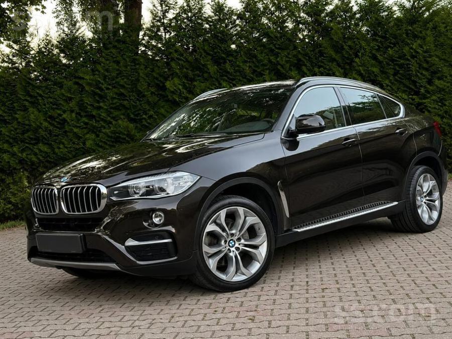 Brown BMW X6 2016 in Cesis, with an engine capacity of 3.00 L and mileage of 217 thousand km for 19950 €, photo 18 on AUTOMOTO.COM.LV