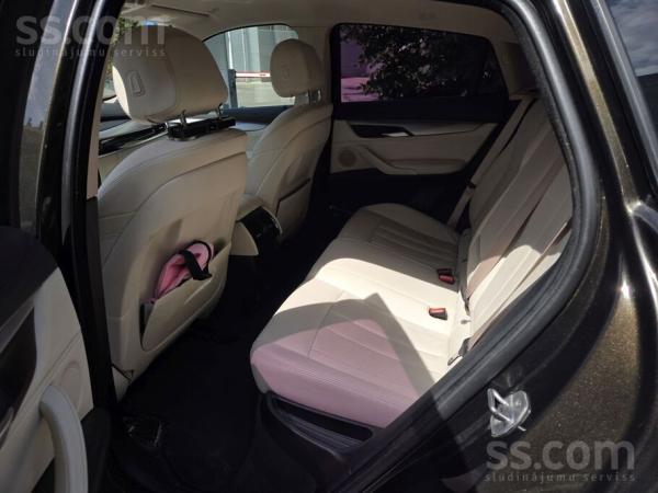 Brown BMW X6 2016 in Riga, with an engine capacity of 3.00 L and mileage of 95 thousand km for 27990 €, photo 7 on AUTOMOTO.COM.LV
