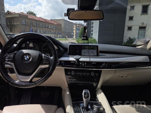 Brown BMW X6 2016 in Riga, with an engine capacity of 3.00 L and mileage of 95 thousand km for 27990 €, photo 8 on AUTOMOTO.COM.LV