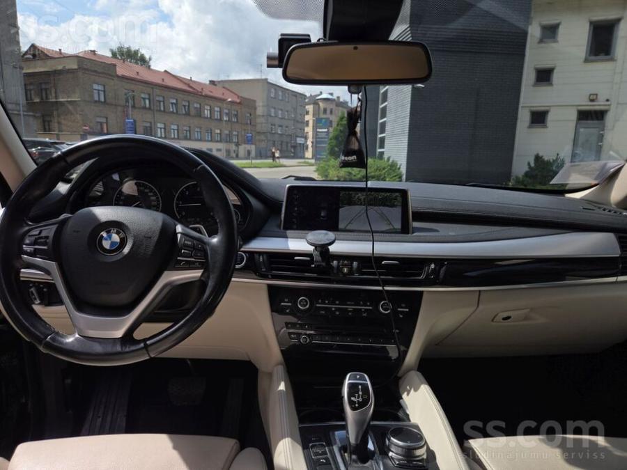 Brown BMW X6 2016 in Riga, with an engine capacity of 3.00 L and mileage of 95 thousand km for 27990 €, photo 9 on AUTOMOTO.COM.LV