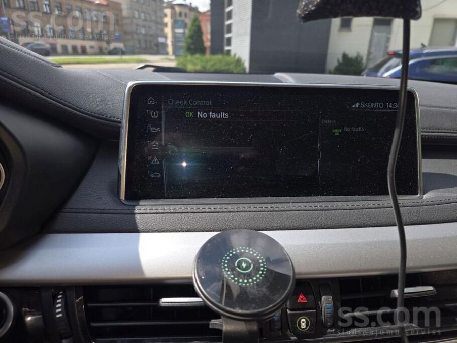 Brown BMW X6 2016 in Riga, with an engine capacity of 3.00 L and mileage of 95 thousand km for 27990 €, photo 13 on AUTOMOTO.COM.LV
