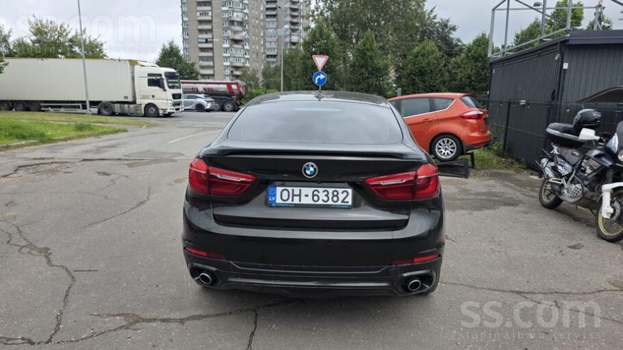 Brown BMW X6 2016 in Riga, with an engine capacity of 3.00 L and mileage of 181 thousand km for 24990 €, photo 8 on AUTOMOTO.COM.LV