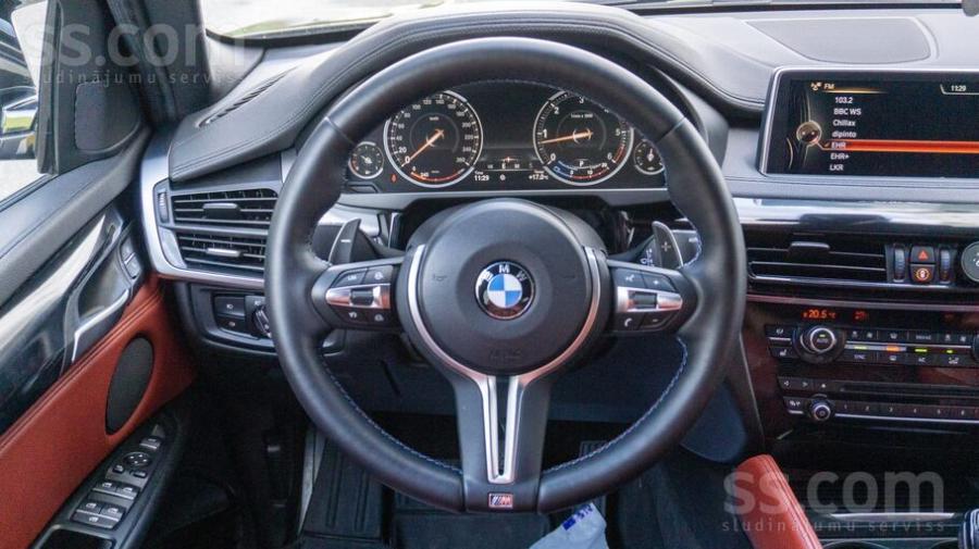 Brown BMW X6 2016 in Riga, with an engine capacity of 3.00 L and mileage of 181 thousand km for 23590 €, photo 14 on AUTOMOTO.COM.LV