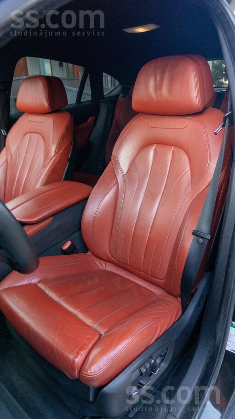 Brown BMW X6 2016 in Riga, with an engine capacity of 3.00 L and mileage of 181 thousand km for 23590 €, photo 28 on AUTOMOTO.COM.LV