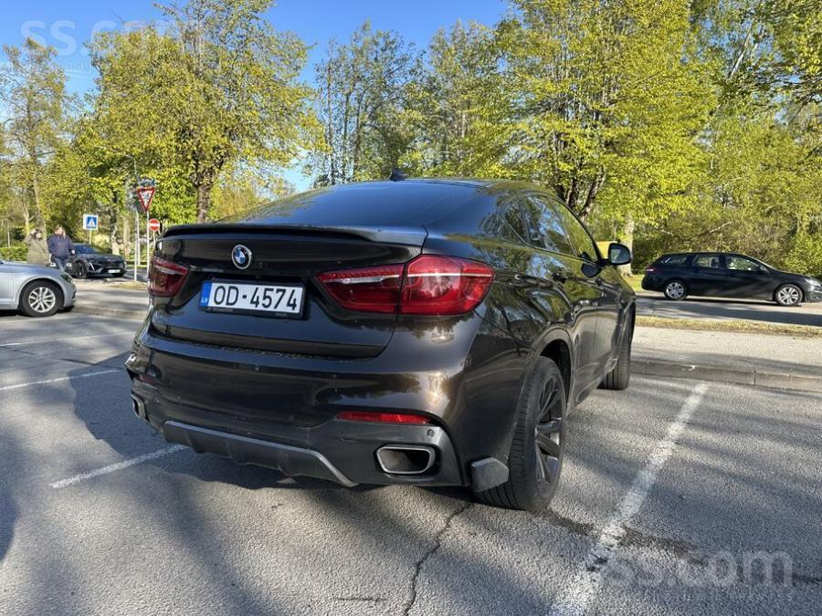 Brown BMW X6 2018 in Jurmala, with an engine capacity of 3.00 L and mileage of 103 thousand km for 10850 €, photo 3 on AUTOMOTO.COM.LV