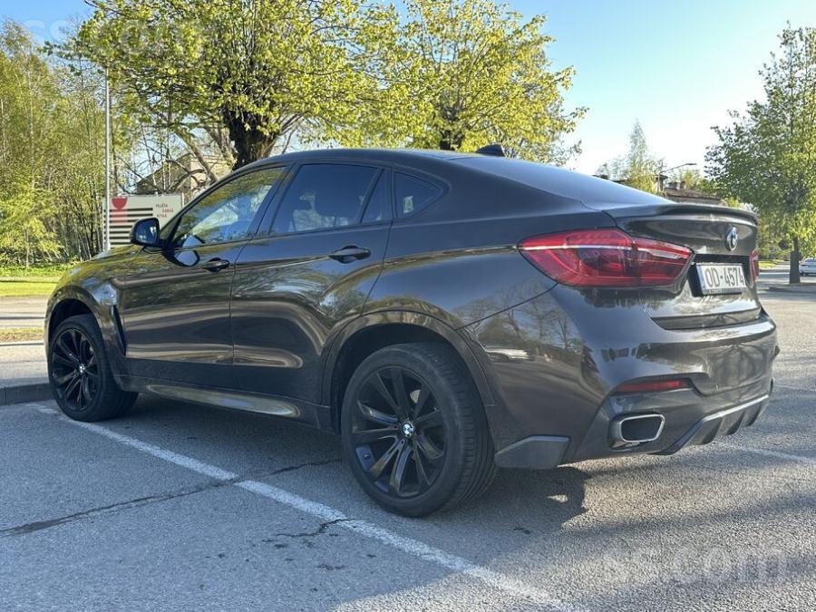Brown BMW X6 2018 in Jurmala, with an engine capacity of 3.00 L and mileage of 103 thousand km for 10850 €, photo 4 on AUTOMOTO.COM.LV