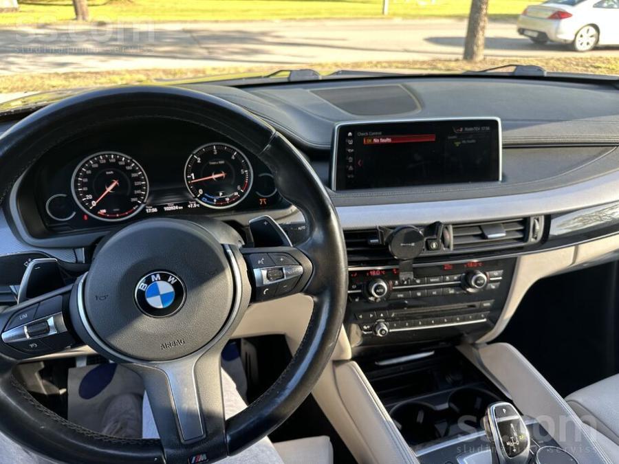 Brown BMW X6 2018 in Jurmala, with an engine capacity of 3.00 L and mileage of 103 thousand km for 10850 €, photo 7 on AUTOMOTO.COM.LV