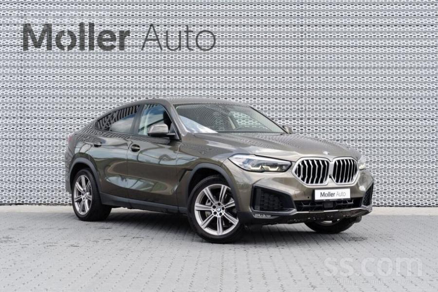 Brown BMW X6 2021 in Riga, with an engine capacity of 3.00 L and mileage of 104 thousand km for 56050 €, photo 3 on AUTOMOTO.COM.LV