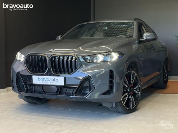 Brown BMW X6 2025 in Klaipeda, with an engine capacity of 3.00 L and mileage of 32 thousand km for 92221 €, photo 1 on AUTOMOTO.COM.LV