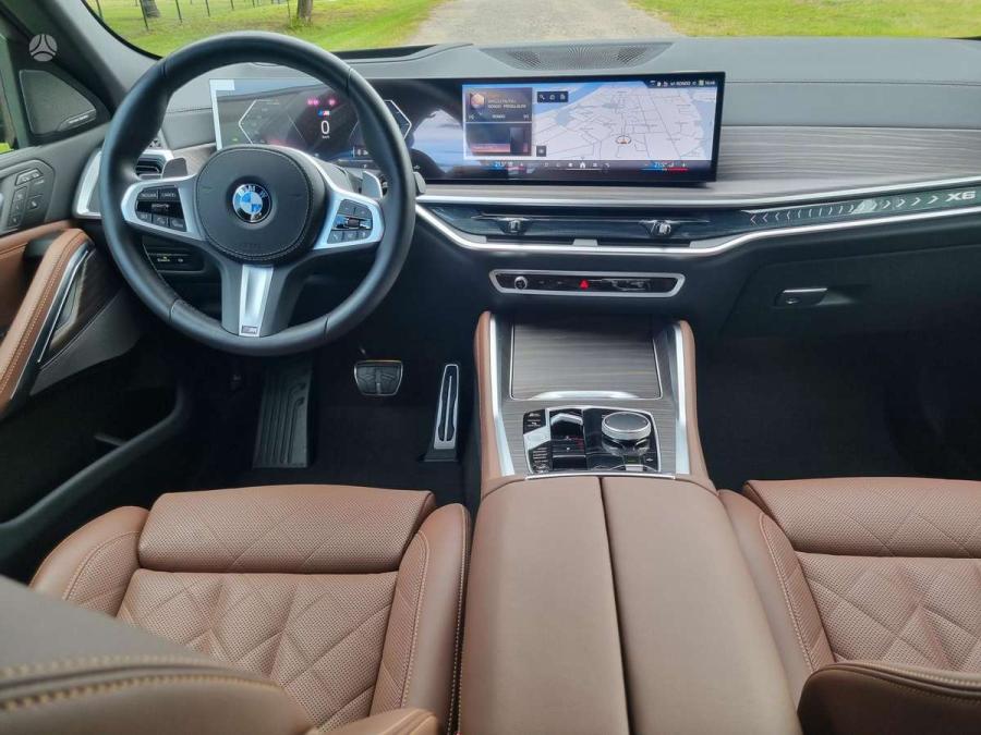 Brūns BMW X6 2025 Prienai, ar dzinēja tilpumu 3.00 L un nobraukumu 16 tūkst. km par 82500 €, foto 15 vietnē AUTOMOTO.COM.LV