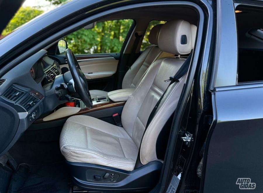 BMW X6 2008 in Vilnius, with an engine capacity of 3.00 L and mileage of 344 thousand km for 9950 €, photo 8 on AUTOMOTO.COM.LV