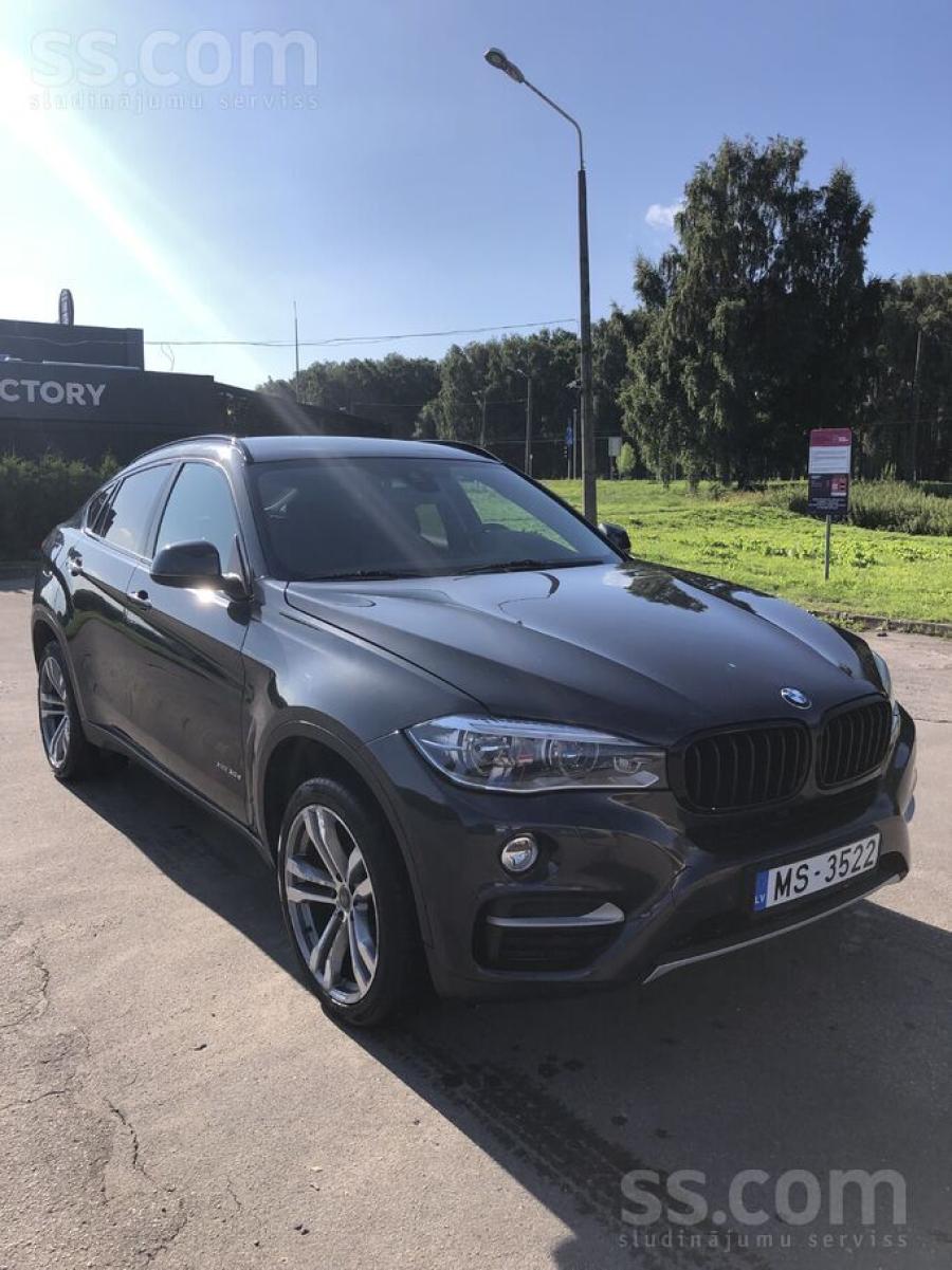 BMW X6 2015 in Riga, with an engine capacity of 3.00 L and mileage of 290 thousand km for 19900 €, photo 1 on AUTOMOTO.COM.LV