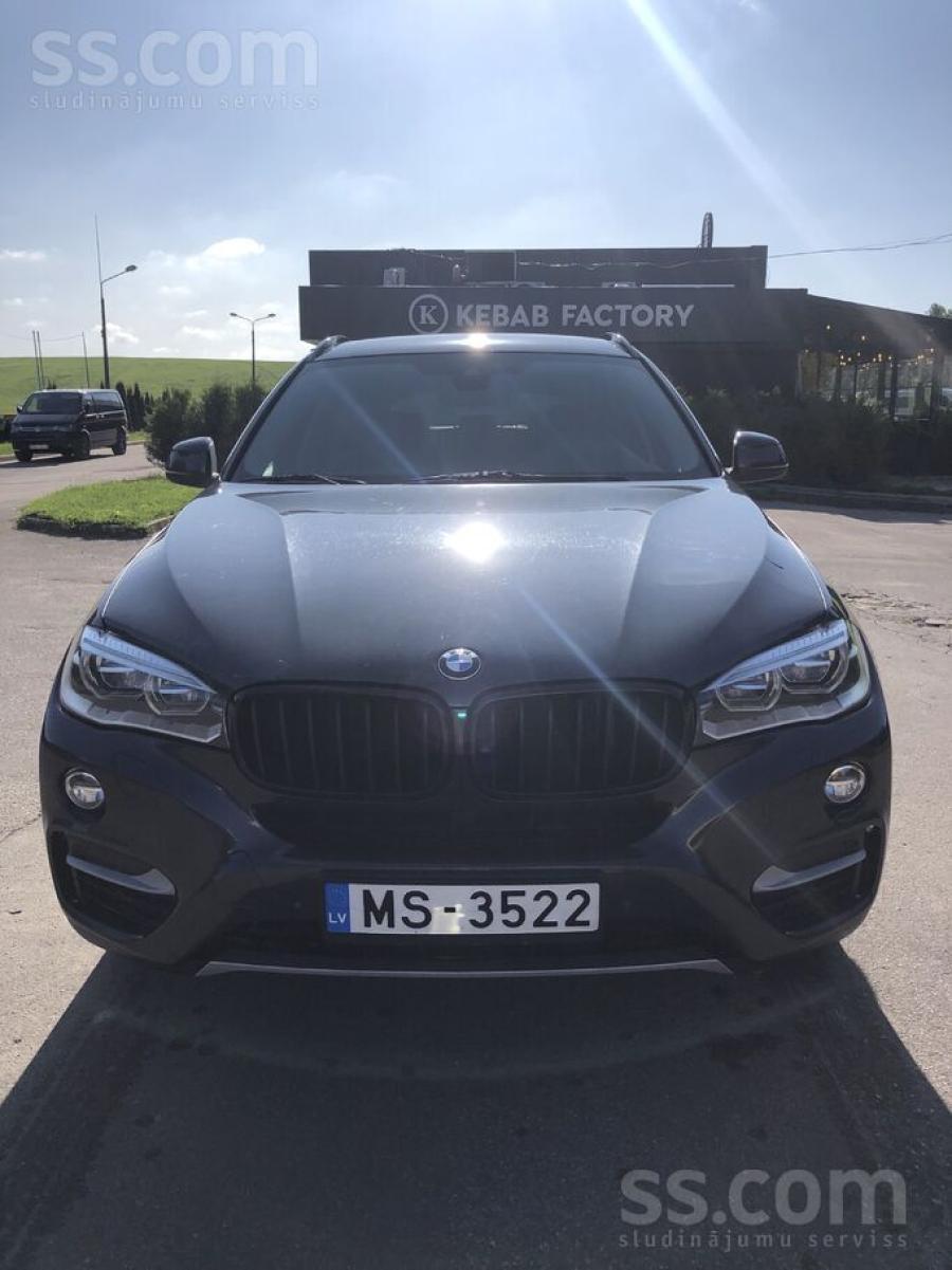 BMW X6 2015 in Riga, with an engine capacity of 3.00 L and mileage of 290 thousand km for 19900 €, photo 4 on AUTOMOTO.COM.LV
