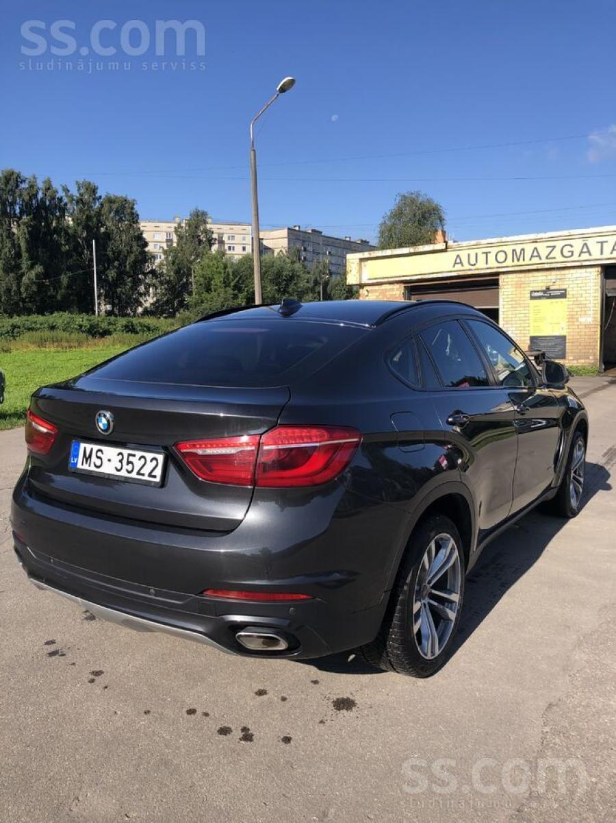 BMW X6 2015 in Riga, with an engine capacity of 3.00 L and mileage of 290 thousand km for 19900 €, photo 5 on AUTOMOTO.COM.LV