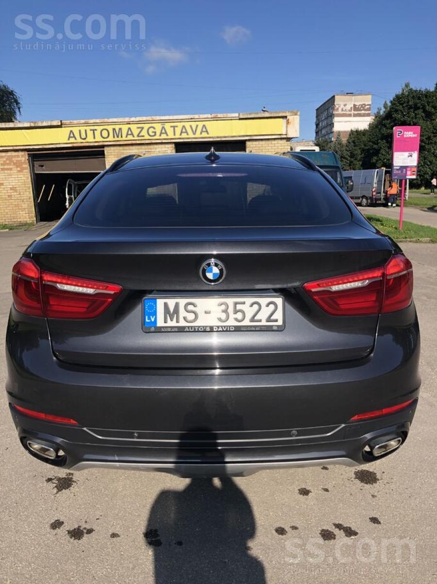 BMW X6 2015 in Riga, with an engine capacity of 3.00 L and mileage of 290 thousand km for 19900 €, photo 7 on AUTOMOTO.COM.LV