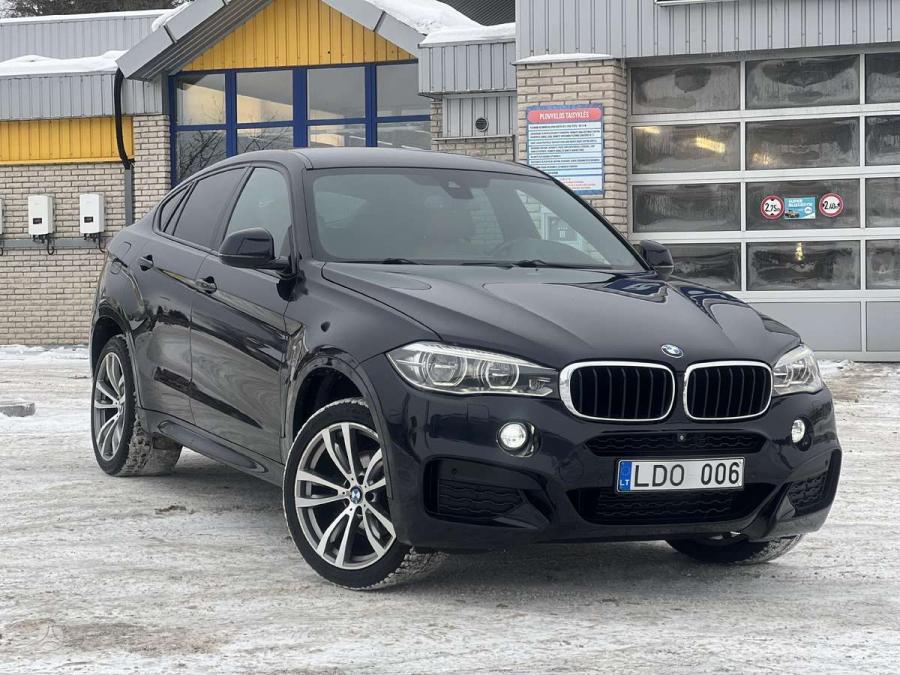 BMW X6 2016 in Ukmerge, with an engine capacity of 2.99 L and mileage of 178 thousand km for 25350 €, photo 1 on AUTOMOTO.COM.LV