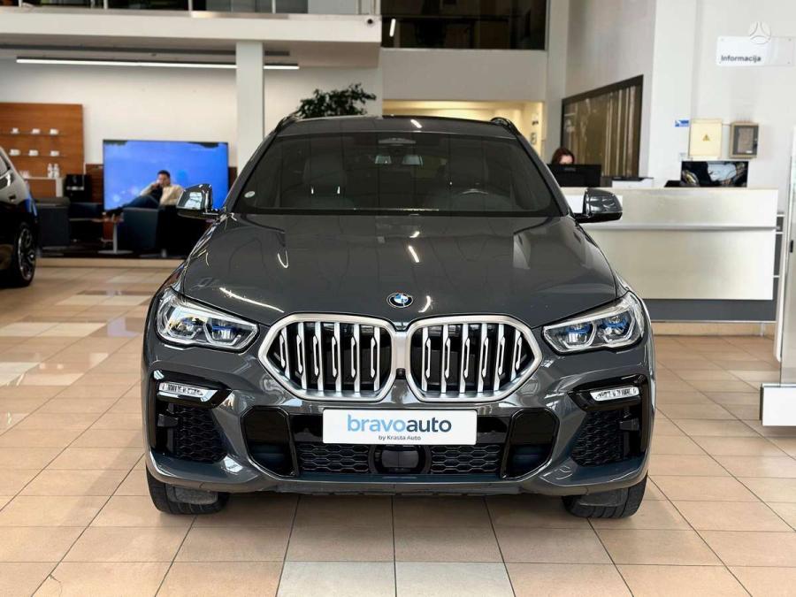 BMW X6 2021 in Klaipeda, with an engine capacity of 3.00 L and mileage of 71 thousand km for 63881 €, photo 2 on AUTOMOTO.COM.LV