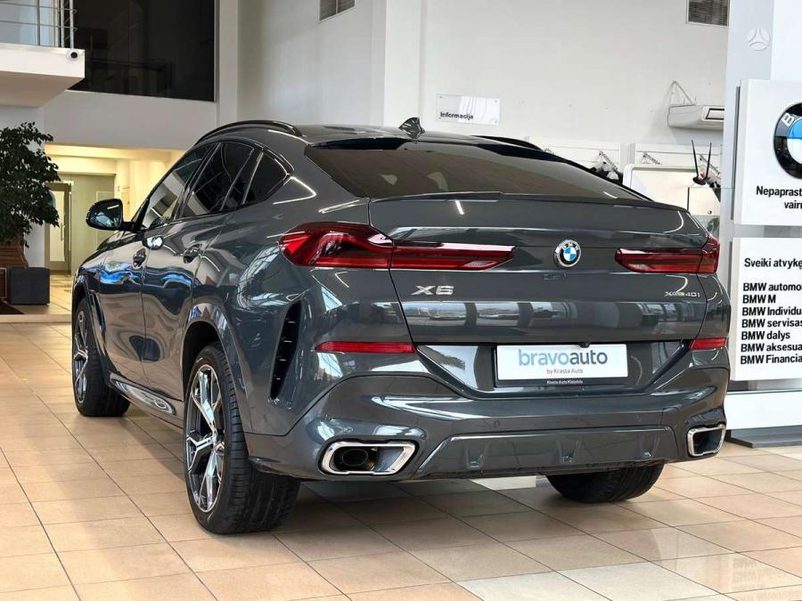 BMW X6 2021 in Klaipeda, with an engine capacity of 3.00 L and mileage of 71 thousand km for 63881 €, photo 6 on AUTOMOTO.COM.LV