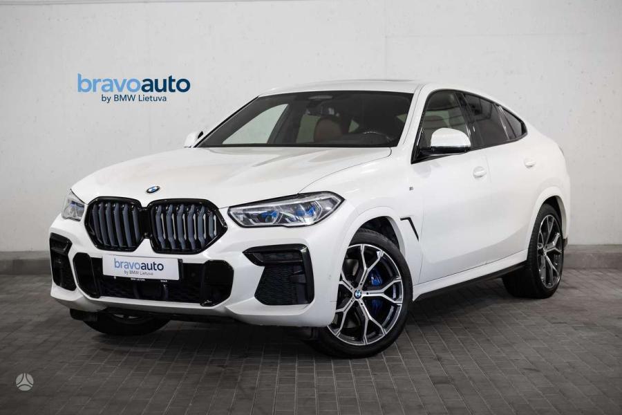 BMW X6 2022 in Vilnius, with an engine capacity of 3.00 L and mileage of 107 thousand km for 57992 €, photo 1 on AUTOMOTO.COM.LV