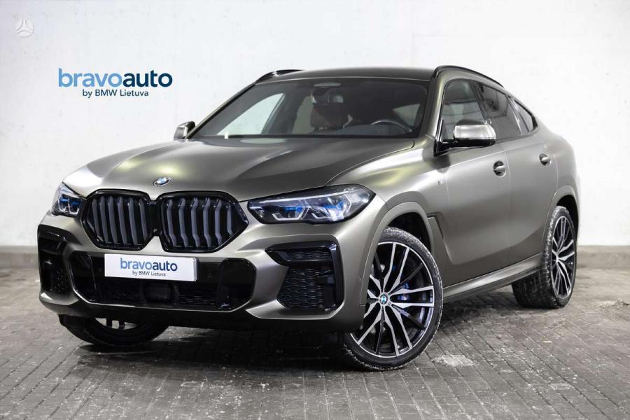 BMW X6 2023 in Vilnius, with an engine capacity of 3.00 L and mileage of 66 thousand km for 74881 €, photo 1 on AUTOMOTO.COM.LV