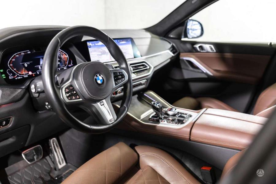 BMW X6 2023 in Vilnius, with an engine capacity of 3.00 L and mileage of 66 thousand km for 74881 €, photo 14 on AUTOMOTO.COM.LV