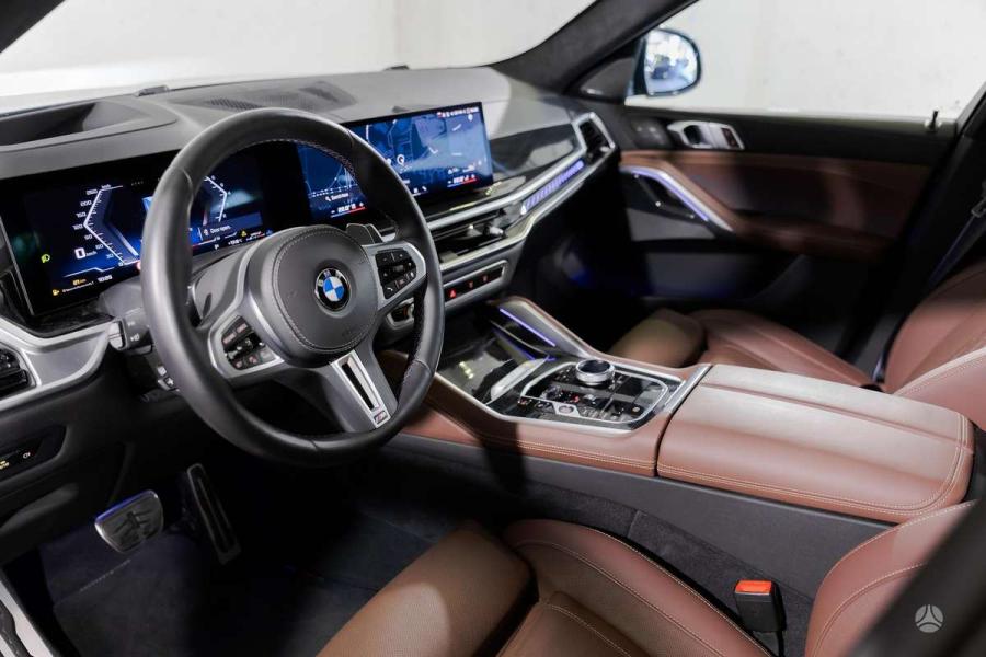 BMW X6 2023 in Vilnius, with an engine capacity of 4.40 L and mileage of 18 thousand km for 89771 €, photo 16 on AUTOMOTO.COM.LV