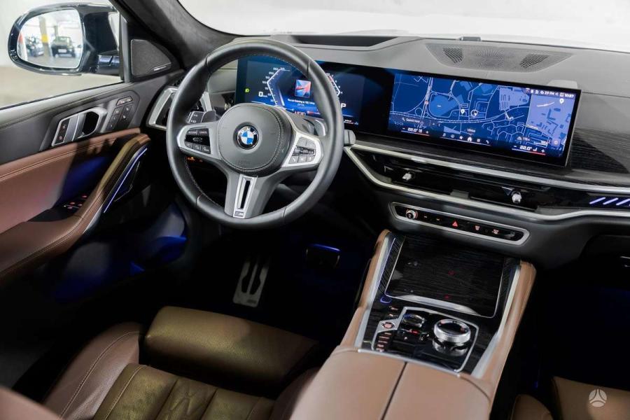 BMW X6 2023 in Vilnius, with an engine capacity of 4.40 L and mileage of 18 thousand km for 89771 €, photo 22 on AUTOMOTO.COM.LV