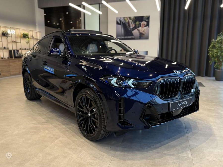 BMW X6 2025 in Vilnius, with an engine capacity of 3.00 L and mileage of 12 thousand km for 110402 €, photo 1 on AUTOMOTO.COM.LV