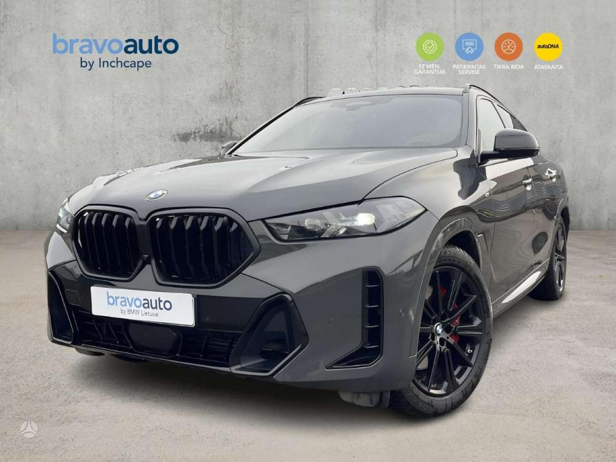 BMW X6 2025 Kauņa, ar dzinēja tilpumu 3.00 L un nobraukumu 8 tūkst. km par 91442 €, foto 1 vietnē AUTOMOTO.COM.LV