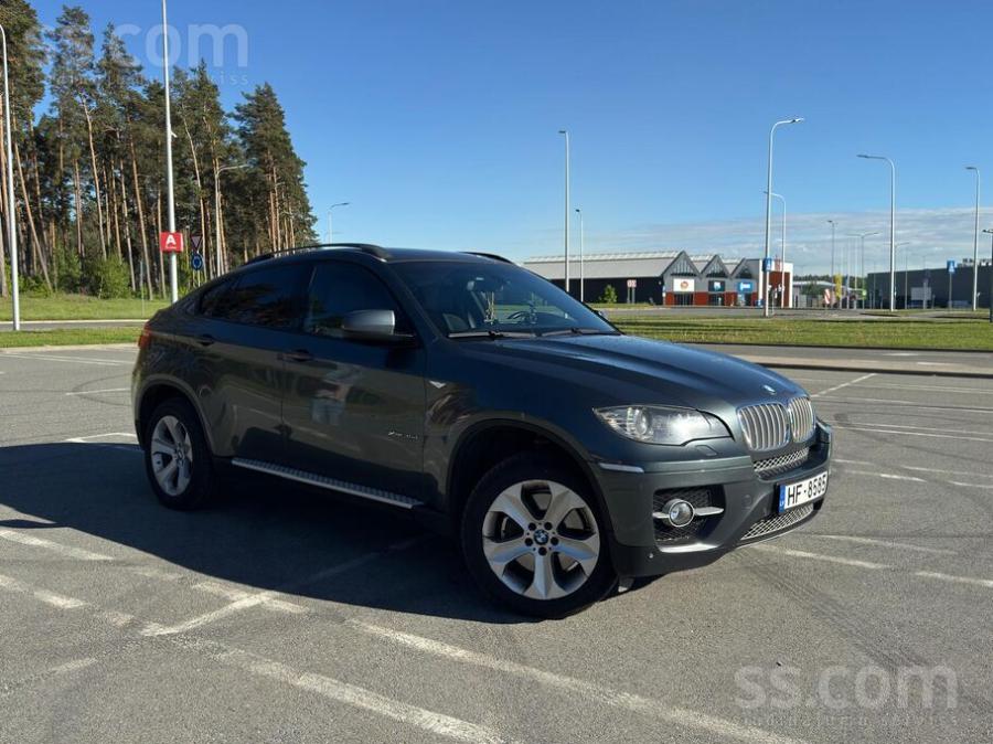 Green BMW X6 2010 in Riga, with an engine capacity of 3.00 L and mileage of 218 thousand km for 12700 €, photo 3 on AUTOMOTO.COM.LV
