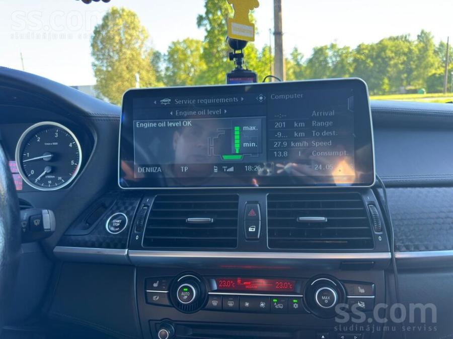 Green BMW X6 2010 in Riga, with an engine capacity of 3.00 L and mileage of 218 thousand km for 12700 €, photo 28 on AUTOMOTO.COM.LV