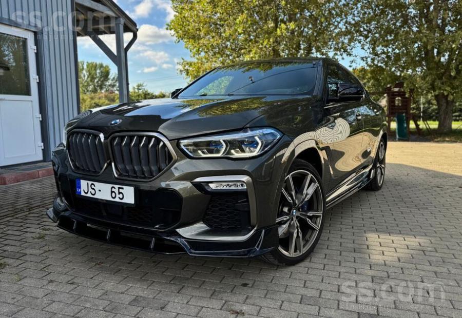 Green BMW X6 2019 in Riga, with an engine capacity of 3.00 L and mileage of 159 thousand km for 50400 €, photo 1 on AUTOMOTO.COM.LV