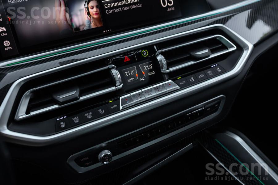 Zaļš BMW X6 2020 Jelgava, ar dzinēja tilpumu 4.40 L un nobraukumu 138 tūkst. km par 62000 €, foto 15 vietnē AUTOMOTO.COM.LV
