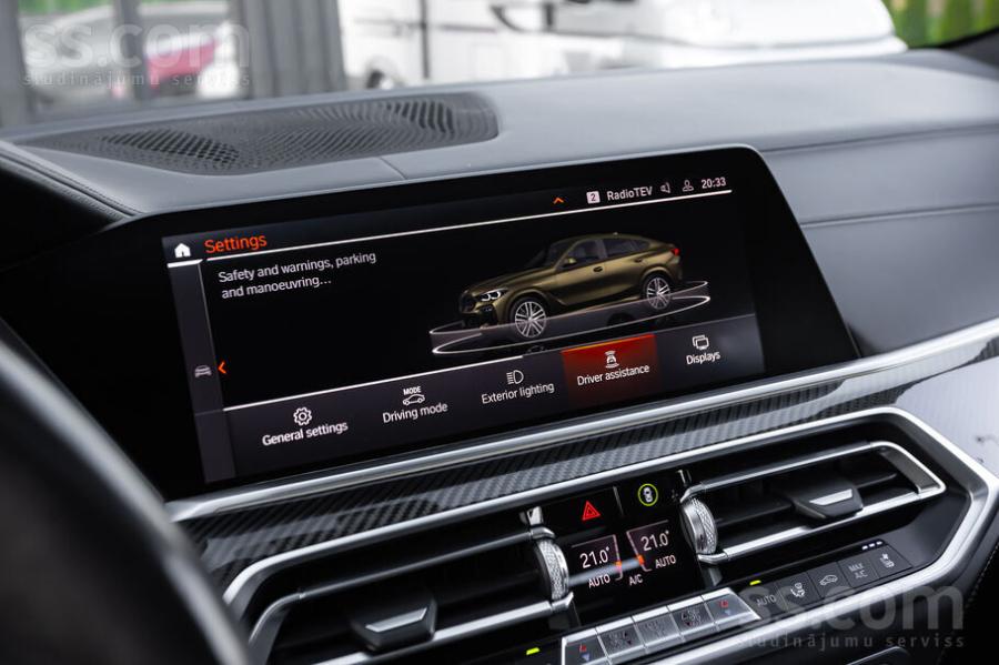Zaļš BMW X6 2020 Jelgava, ar dzinēja tilpumu 4.40 L un nobraukumu 138 tūkst. km par 62000 €, foto 29 vietnē AUTOMOTO.COM.LV