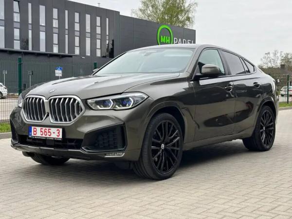 Green BMW X6 2020 in Riga, with an engine capacity of 3.00 L and mileage of 161 thousand km for 75900 €, photo 1 on AUTOMOTO.COM.LV