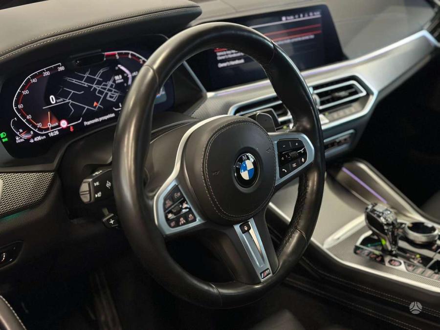 Зеленый БМВ Х6 2020 в Каунас, объемом двигателя 2.99 л и пробегом 131 тыс. км за 55200 €, фото 12 на AUTOMOTO.COM.LV