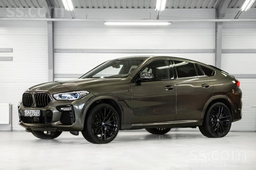 Zaļš BMW X6 2021 Tukums, ar dzinēja tilpumu 4.40 L un nobraukumu 0 tūkst. km par 67777 €, foto 6 vietnē AUTOMOTO.COM.LV