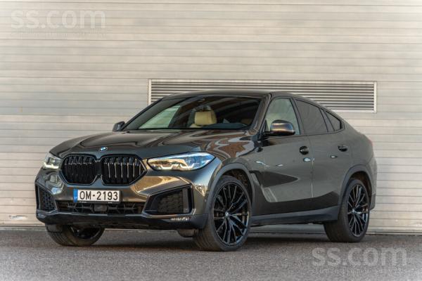 Green BMW X6 2021 in Riga, with an engine capacity of 3.00 L and mileage of 69 thousand km for 51500 €, photo 5 on AUTOMOTO.COM.LV