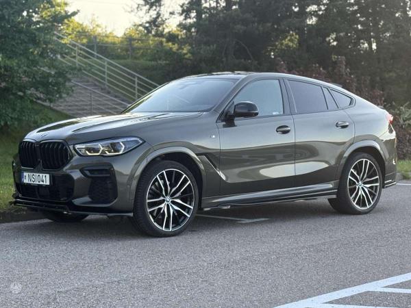 Green BMW X6 2021 in Vilnius, with an engine capacity of 3.00 L and mileage of 169 thousand km for 46500 €, photo 1 on AUTOMOTO.COM.LV