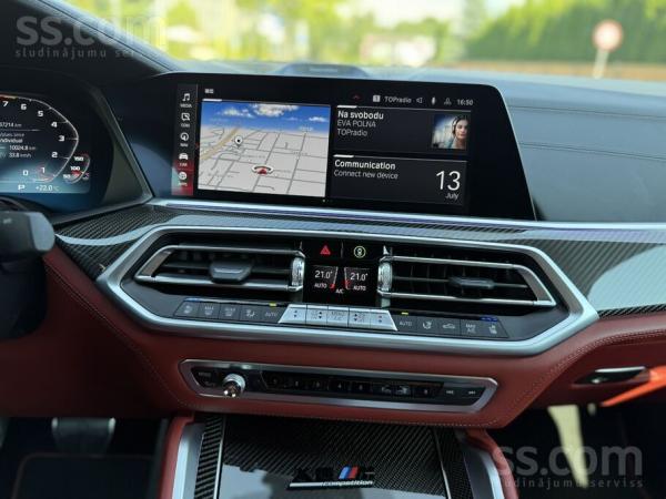 Green BMW X6 2021 in Riga, with an engine capacity of 4.40 L and mileage of 0 thousand km for 70000 €, photo 9 on AUTOMOTO.COM.LV