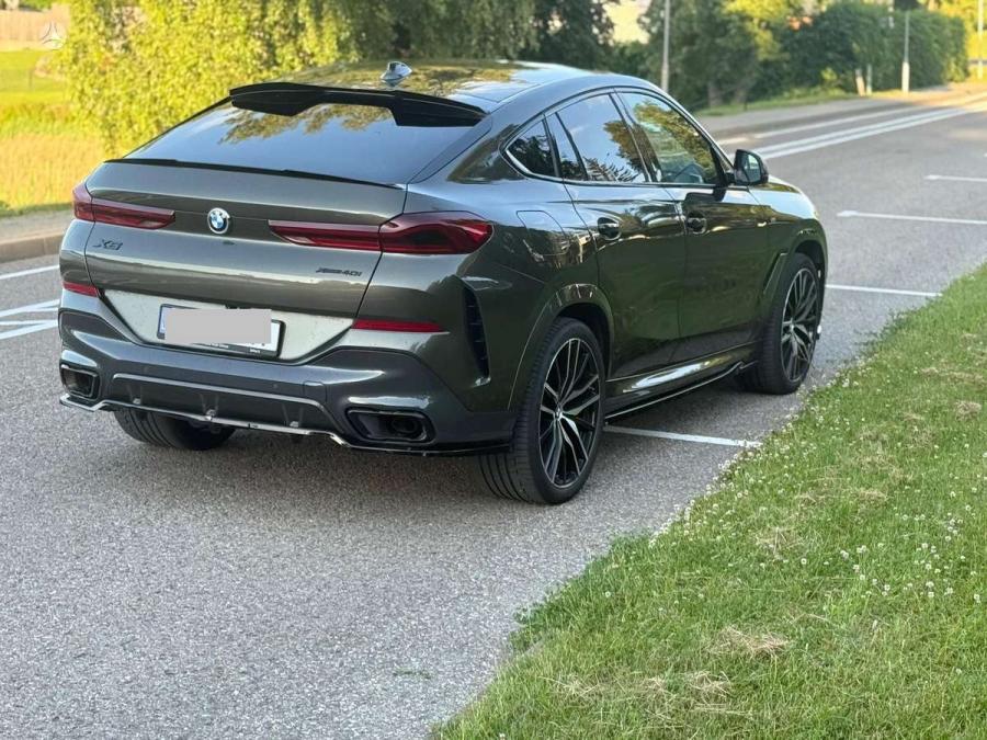 Green BMW X6 2021 in Vilnius, with an engine capacity of 3.00 L and mileage of 175 thousand km for 45450 €, photo 9 on AUTOMOTO.COM.LV