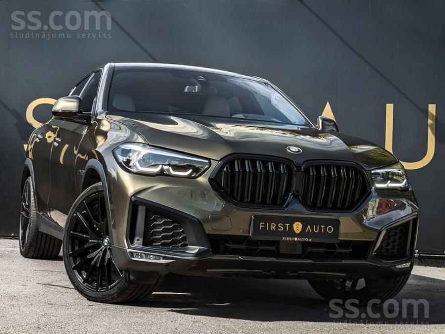 Zaļš BMW X6 2021 Tukums, ar dzinēja tilpumu 3.00 L un nobraukumu 75 tūkst. km par 49990 €, foto 1 vietnē AUTOMOTO.COM.LV