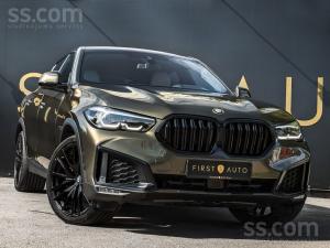 Zaļš BMW X6 2021 Tukums, ar dzinēja tilpumu 3.00 L un nobraukumu 75 tūkst. km par 49990 €, foto  vietnē AUTOMOTO.COM.LV