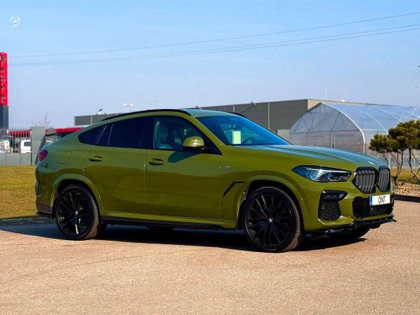 Green BMW X6 2022 in Moletai, with an engine capacity of 2.99 L and mileage of 230 thousand km for 60000 €, photo 5 on AUTOMOTO.COM.LV