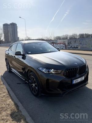 Зеленый БМВ Х6 2024 в Рига, объемом двигателя 3.00 л и пробегом 40 тыс. км за 69900 €, фото 4 на AUTOMOTO.COM.LV