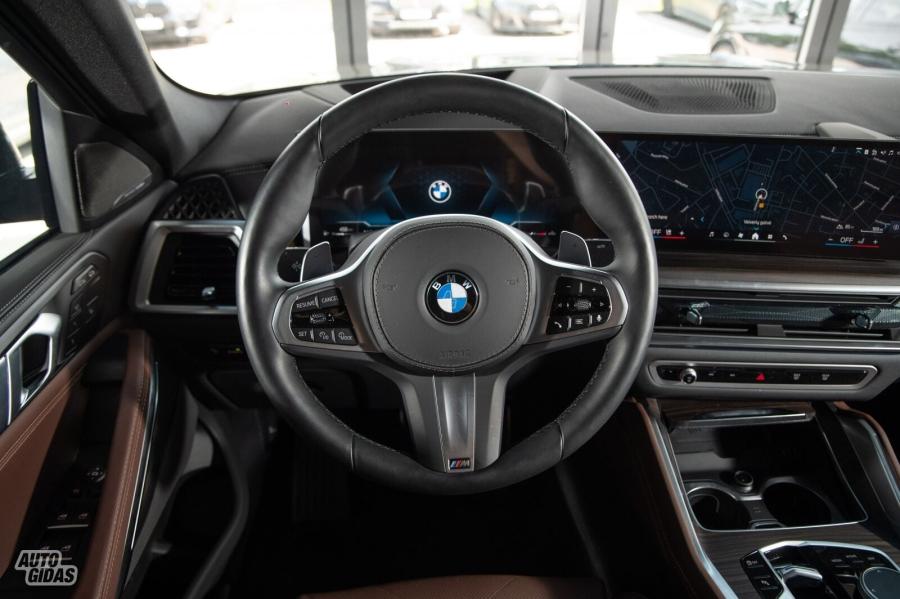 Green BMW X6 2025 in Kaunas, with an engine capacity of 3.00 L and mileage of 16 thousand km for 82771 €, photo 18 on AUTOMOTO.COM.LV