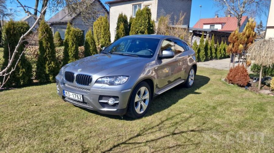 Grey BMW X6 2008 in Liepaja, with an engine capacity of 3.00 L and mileage of 188 thousand km for 13500 €, photo 1 on AUTOMOTO.COM.LV